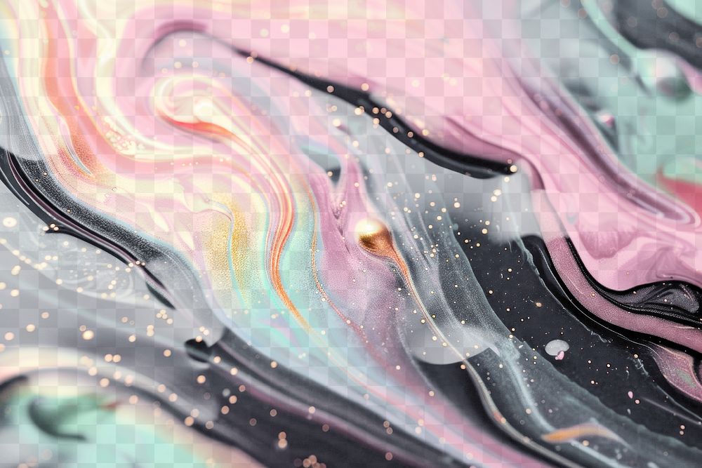 Vibrant abstract fluid png overlay | Free PNG - rawpixel