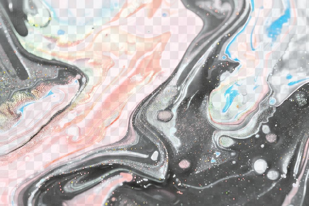 Vibrant abstract fluid png overlay | Free PNG - rawpixel