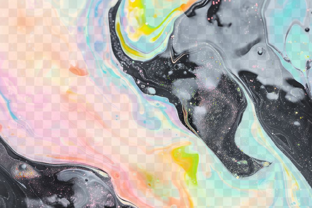 Vibrant abstract fluid png overlay | Free PNG - rawpixel