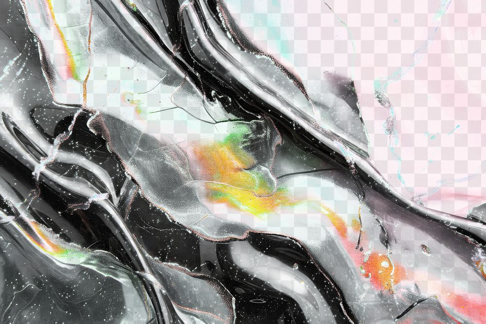 Vibrant abstract fluid png overlay | Free PNG - rawpixel