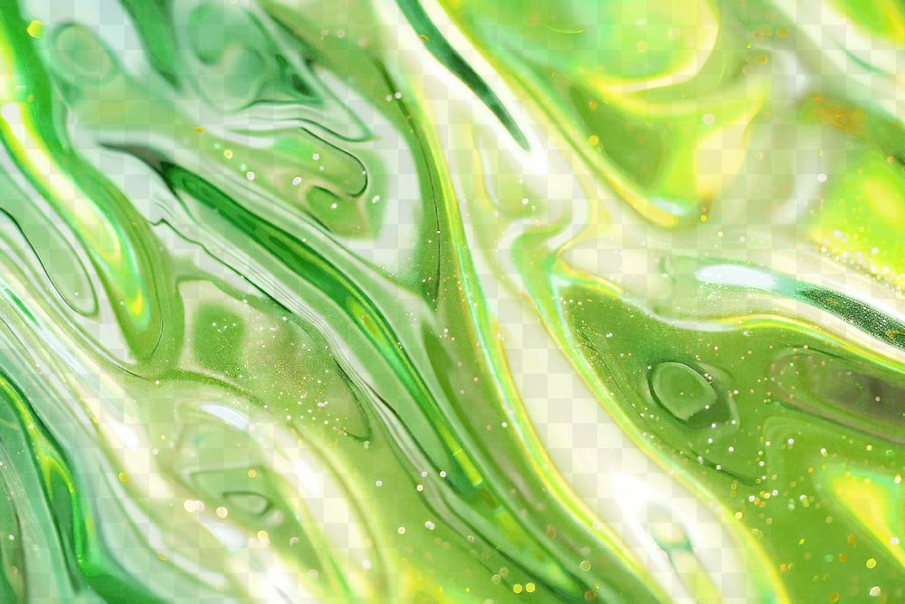 Vibrant green abstract png overlay | Free PNG - rawpixel