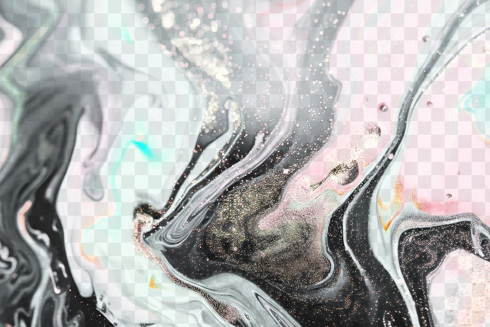 Vibrant abstract fluid png overlay | Free PNG - rawpixel