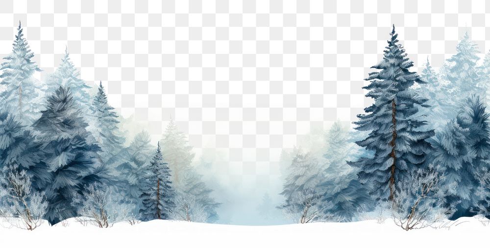 PNG Winter line horizontal border | Free PNG - rawpixel