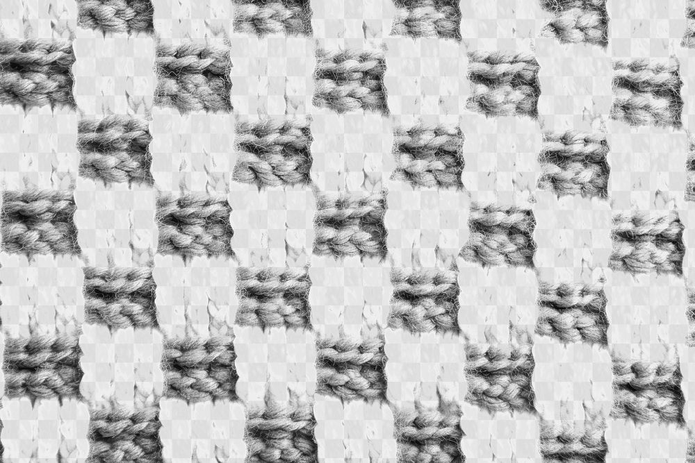 Monochrome woven checkered fabric texture | Free PNG - rawpixel