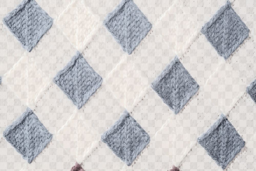 Knitted diamond pattern fabric texture | Free PNG - rawpixel