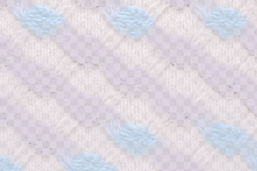 Cozy knitted pastel pattern fabric | Free PNG - rawpixel