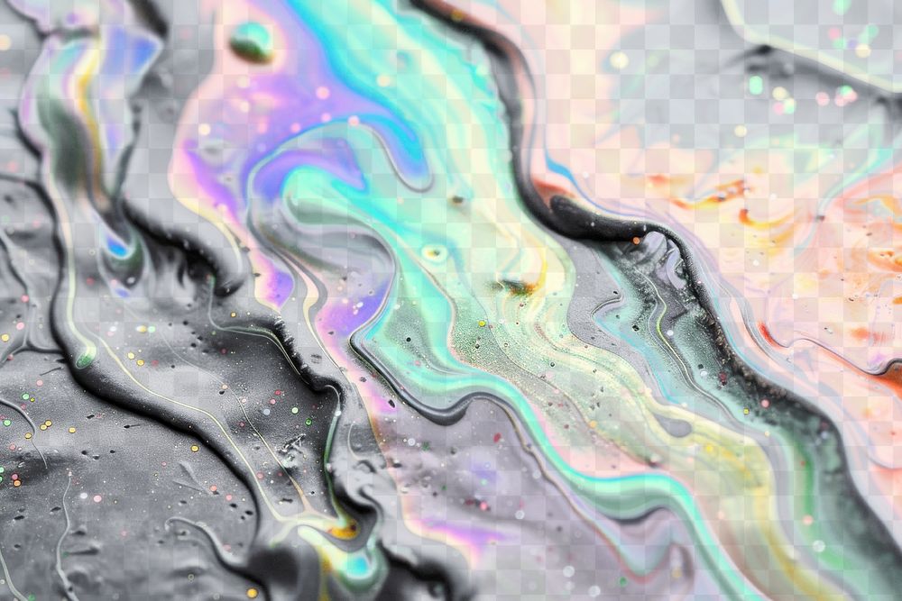 Vibrant abstract fluid png overlay | Free PNG - rawpixel