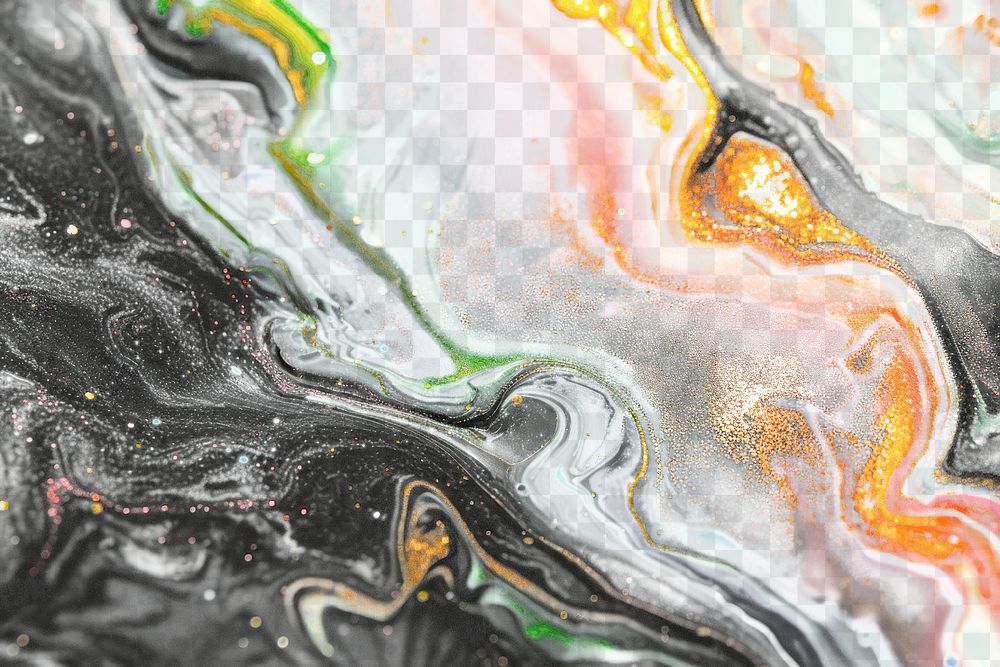 Vibrant abstract fluid png overlay | Free PNG - rawpixel