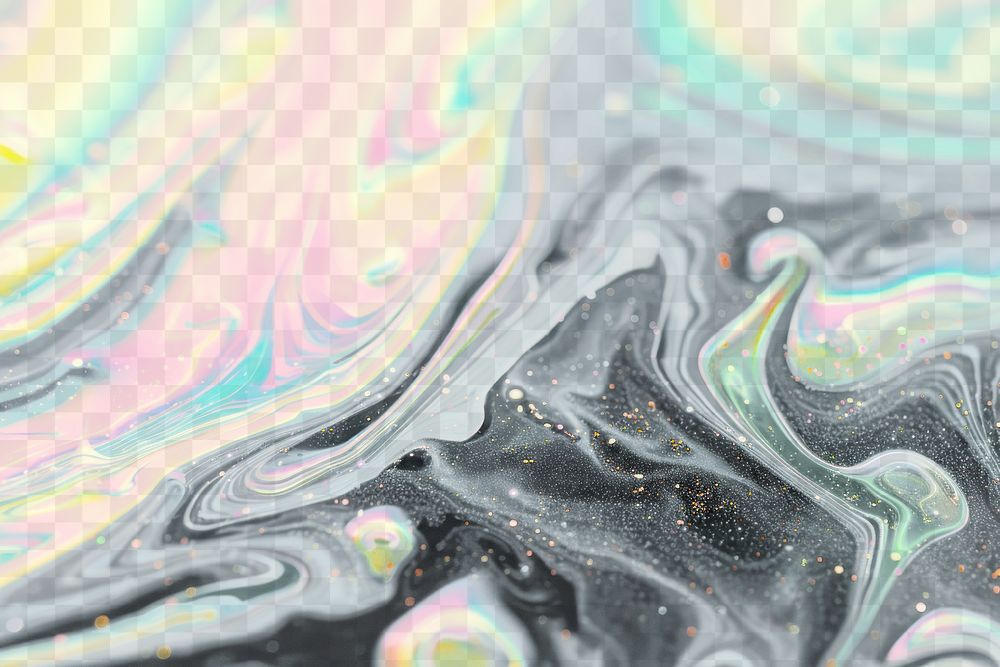 Vibrant abstract fluid png overlay | Free PNG - rawpixel