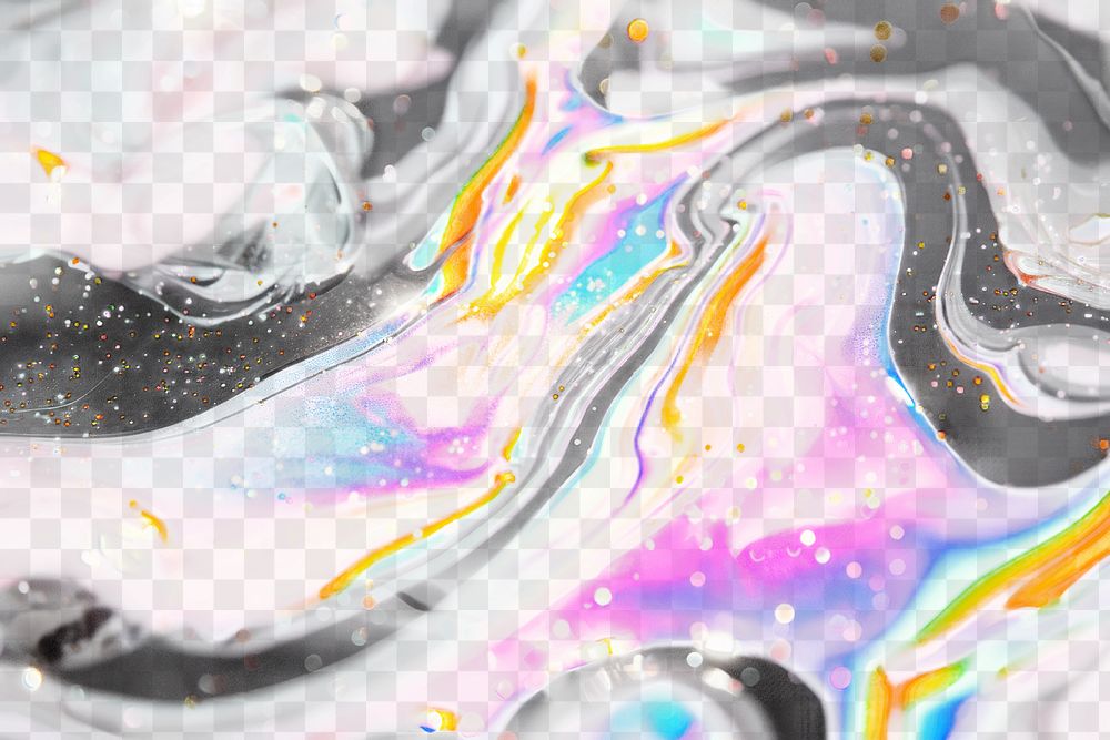 Vibrant abstract liquid png paint | Free PNG - rawpixel