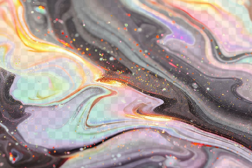 Vibrant abstract fluid png overlay | Free PNG - rawpixel