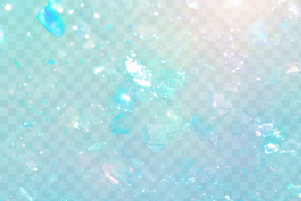 Sparkling turquoise crystal png overlay | Free PNG - rawpixel