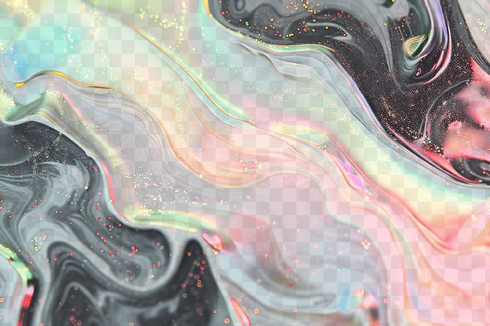 Vibrant abstract fluid png overlay | Free PNG - rawpixel