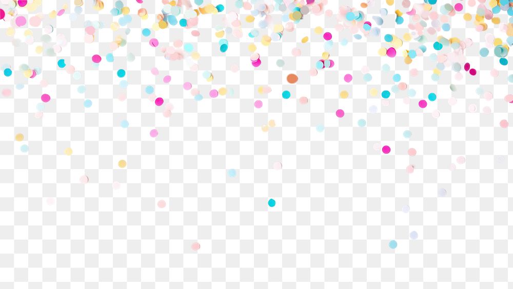 PNG Pastel confetti border backgrounds | Free PNG - rawpixel