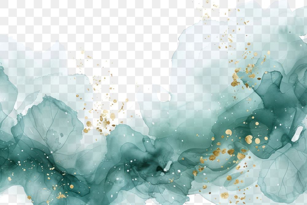 Abstract teal watercolor png paint | Free PNG - rawpixel