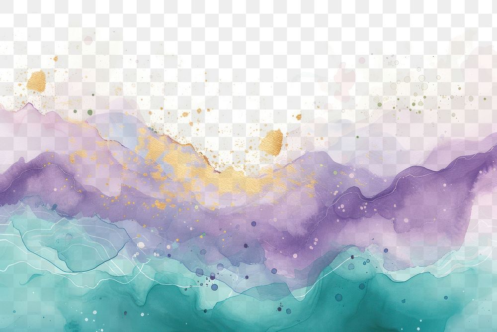 Vibrant abstract watercolor png paint | Free PNG - rawpixel