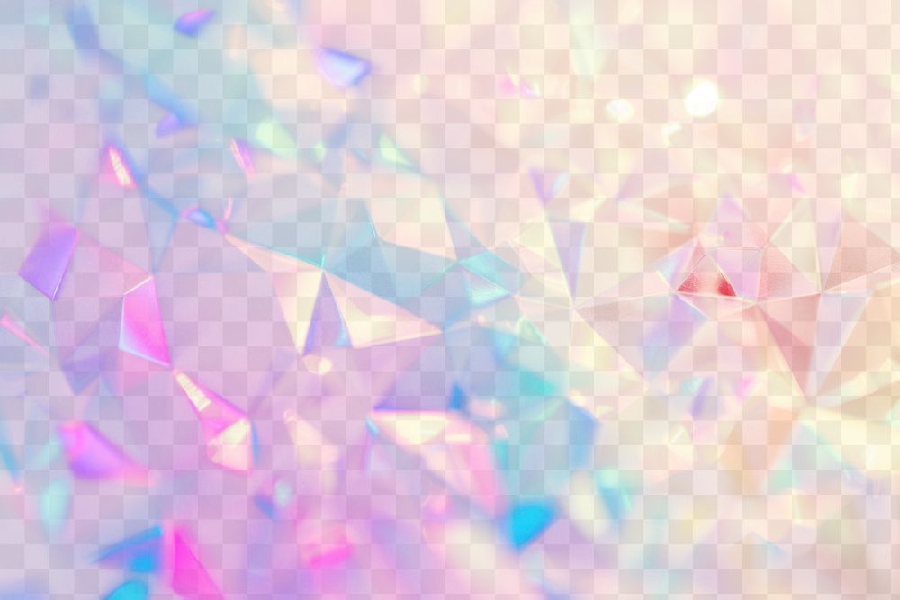Vibrant geometric crystal pattern png | Free PNG - rawpixel
