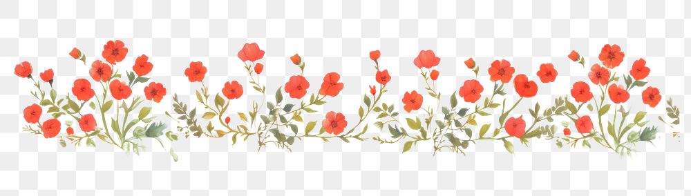 Red Floral Divider Images | Free Photos, PNG Stickers, Wallpapers ...