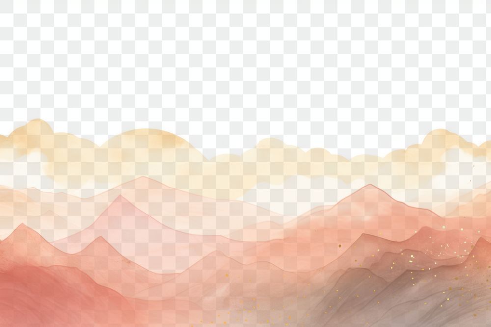 Vibrant abstract mountain png overlay | Free PNG - rawpixel