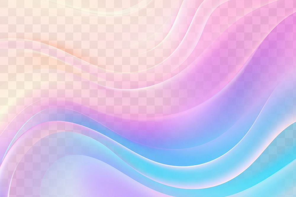 Vibrant abstract gradient waves png | Free PNG - rawpixel