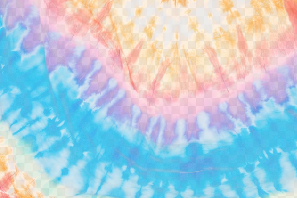 Vibrant tie-dye pattern fabric texture | Free PNG - rawpixel