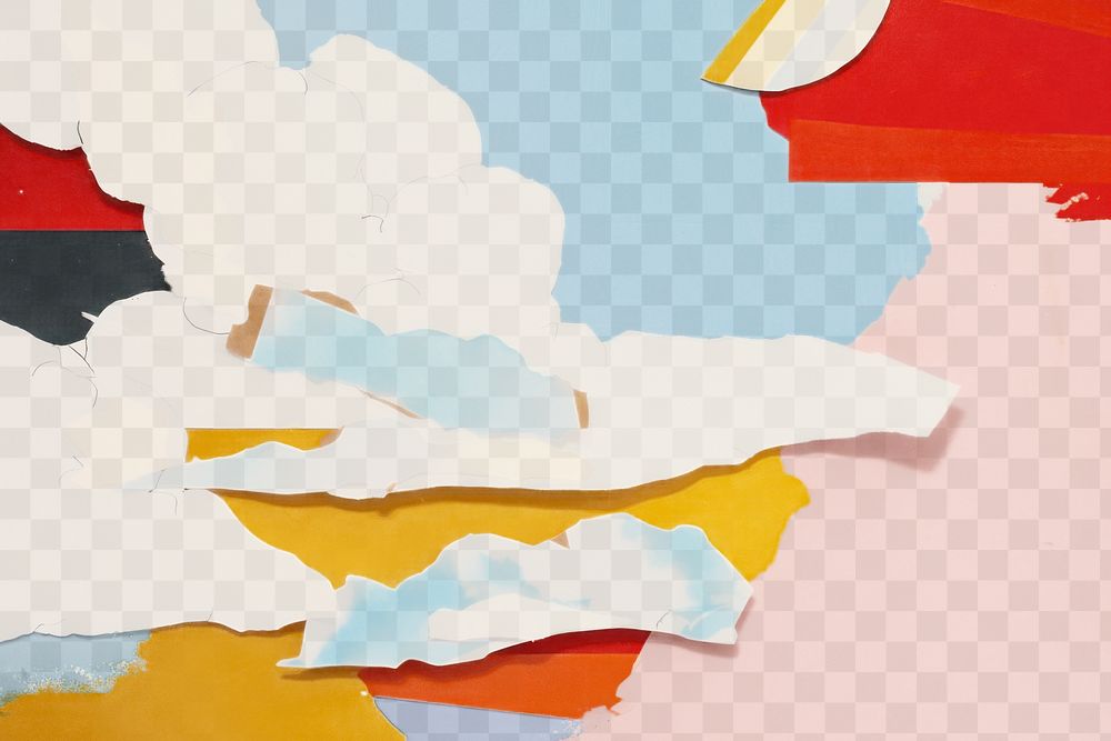 Colorful abstract paper cutout png | Free PNG - rawpixel