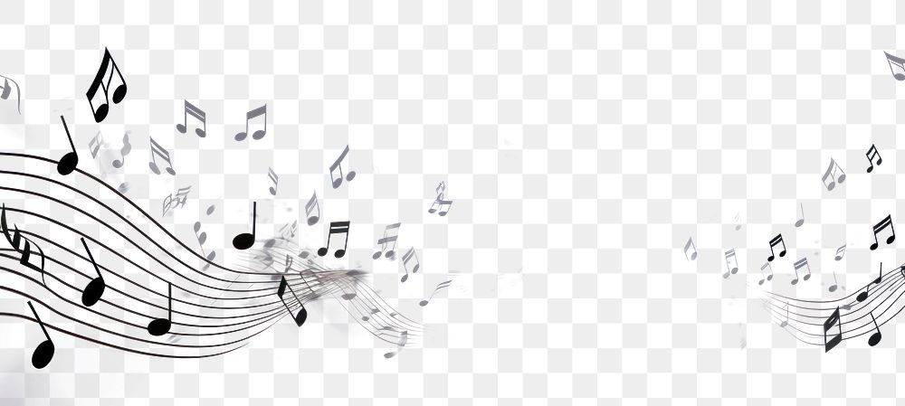 PNG Music notes backgrounds white | Free PNG - rawpixel