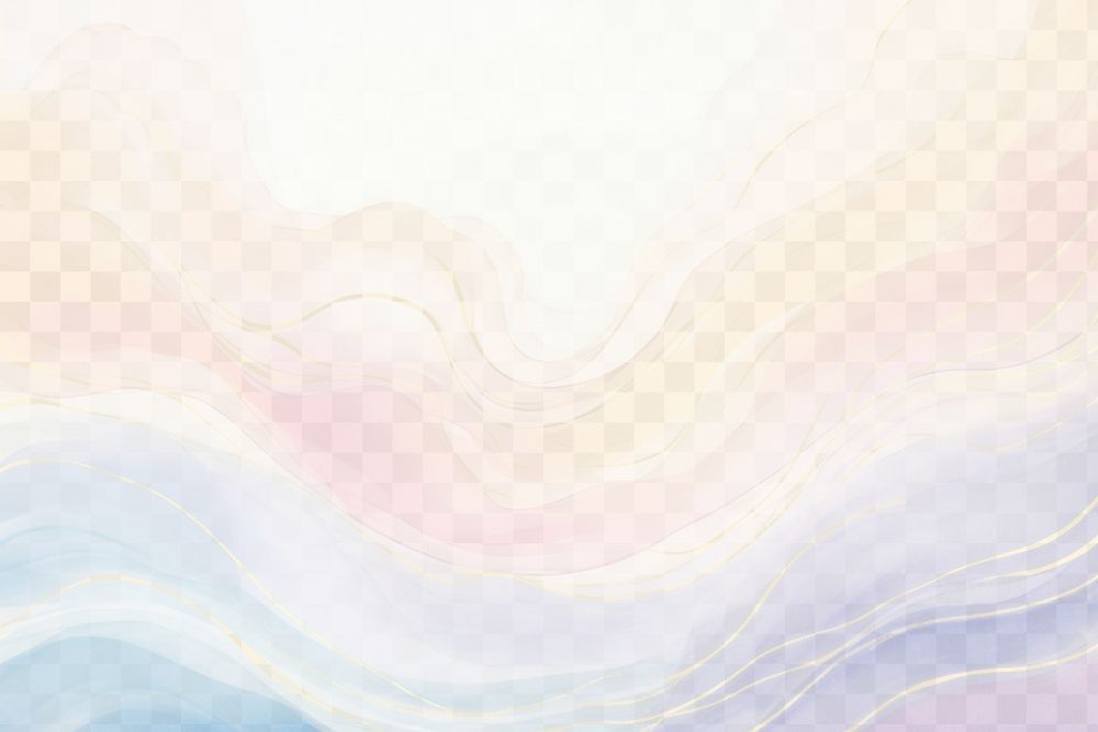 Abstract pastel gradient waves png | Free PNG - rawpixel