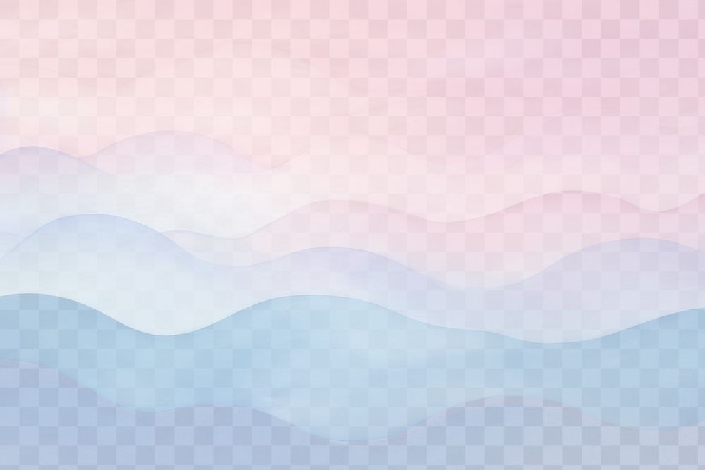 Pastel gradient wave png paint | Free PNG - rawpixel