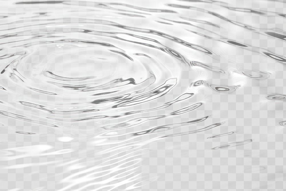 Serene monochrome ripples png water | Free PNG - rawpixel