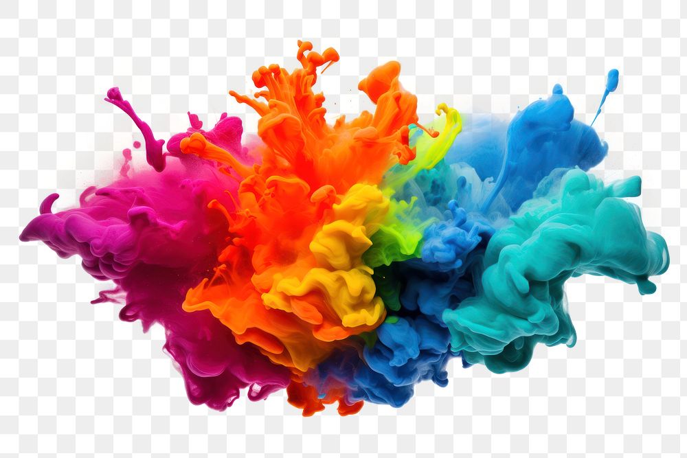 PNG Color splash white background | Free PNG - rawpixel
