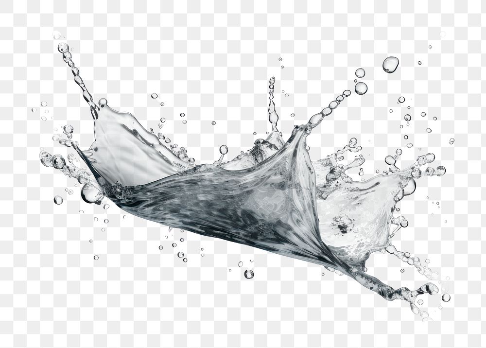 PNG Water splash white background | Free PNG - rawpixel