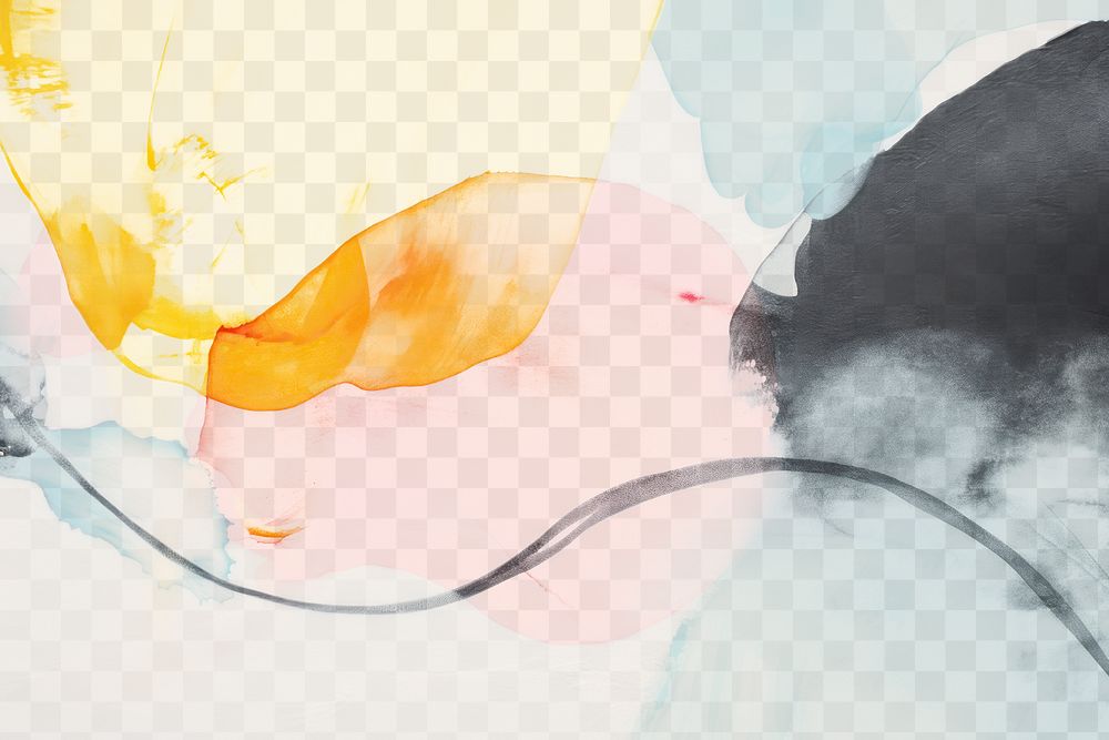 Vibrant abstract watercolor png paint | Free PNG - rawpixel