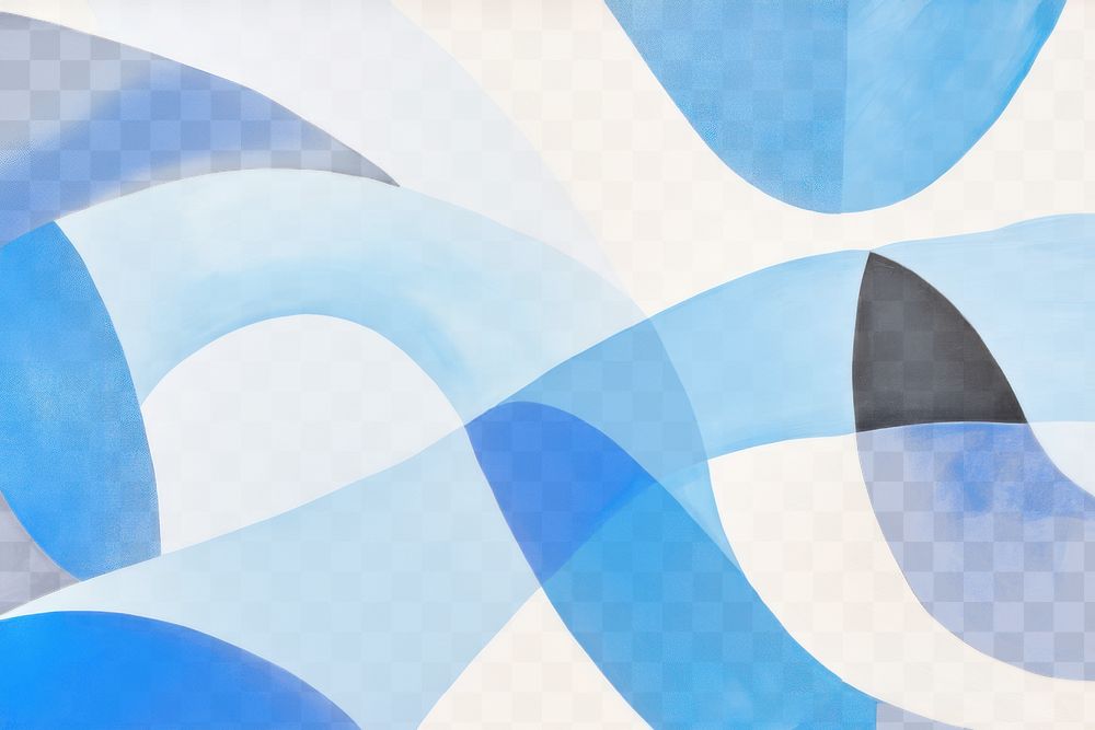 Abstract blue curved shapes png | Free PNG - rawpixel