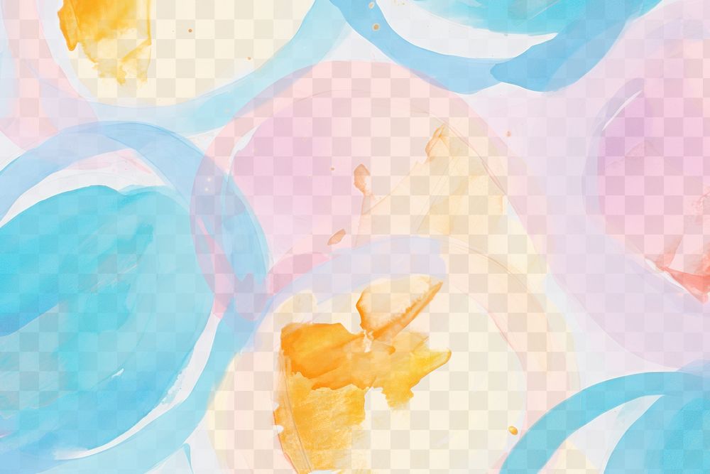 Vibrant watercolor abstract circles png | Free PNG - rawpixel