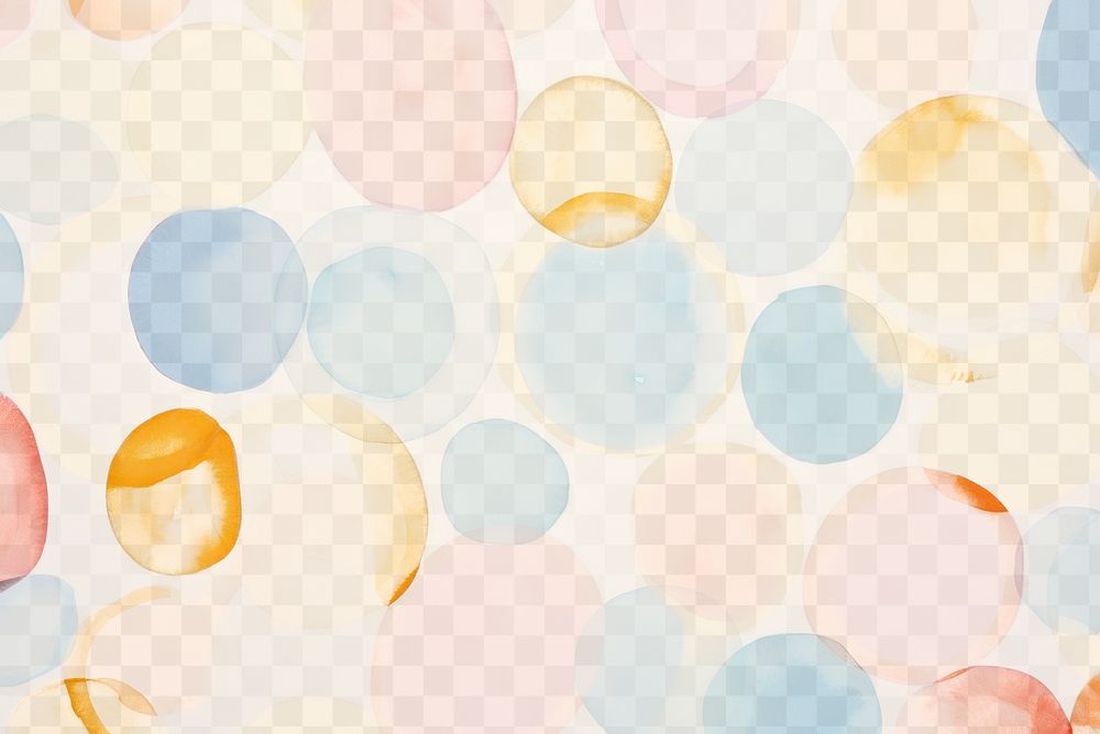 Colorful watercolor circle pattern png | Free PNG - rawpixel