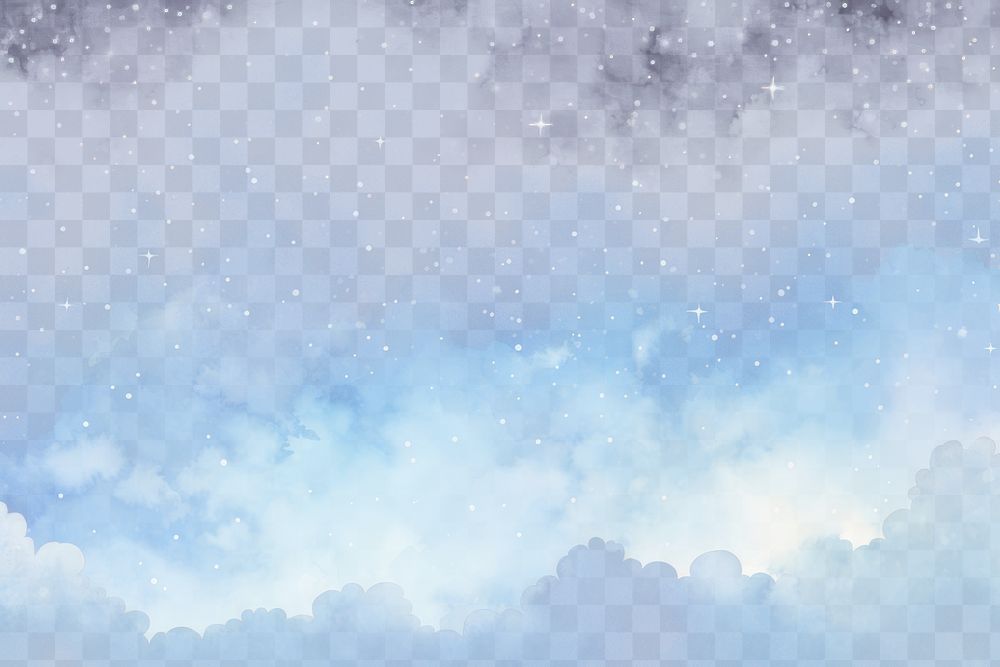 Starry night sky png paint | Free PNG - rawpixel