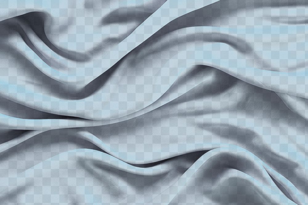 Elegant flowing blue fabric texture | Free PNG - rawpixel