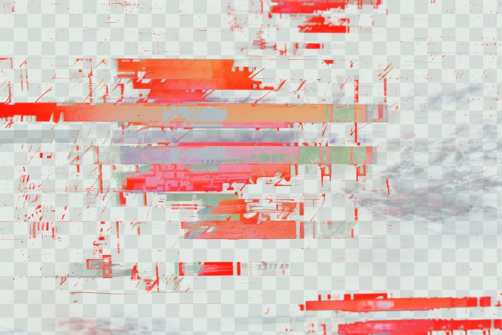 Abstract glitch digital png overlay | Premium PNG - rawpixel