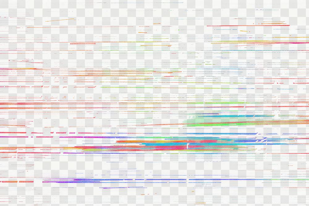 Vibrant glitchy digital png overlay | Premium PNG - rawpixel