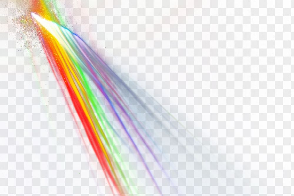 Vibrant abstract rainbow png light | Free PNG - rawpixel