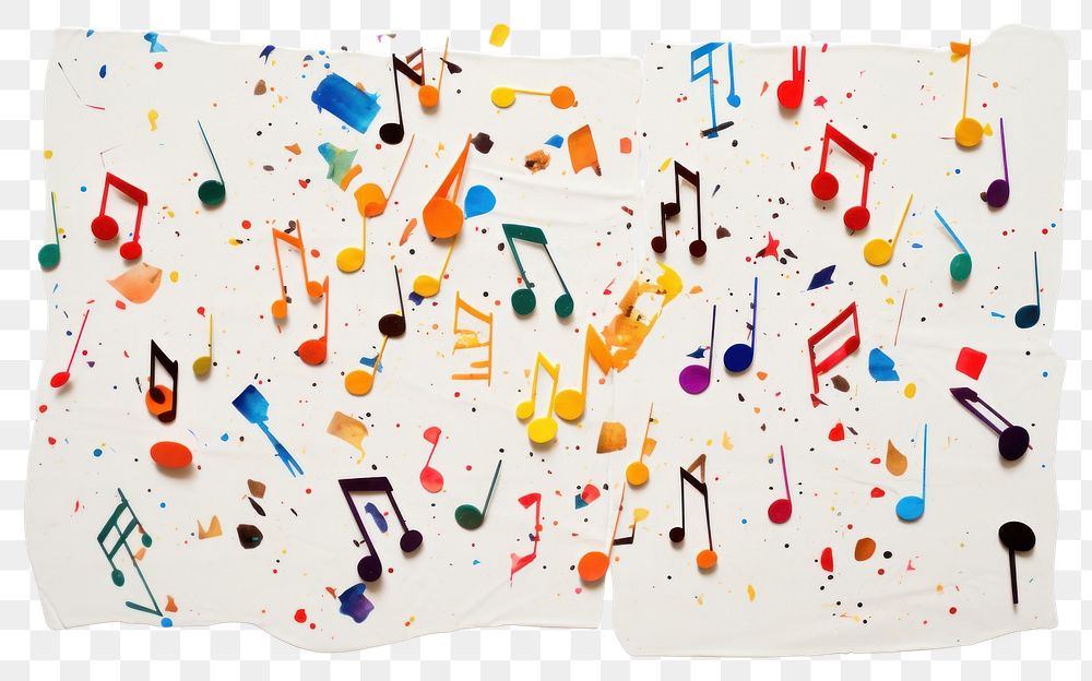 PNG Paper confetti symbol music. | Free PNG - rawpixel