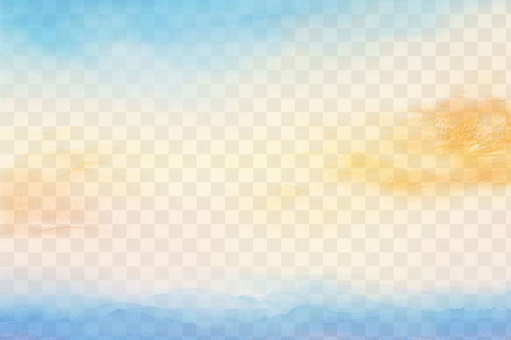 Vibrant watercolor sky png paint | Free PNG - rawpixel