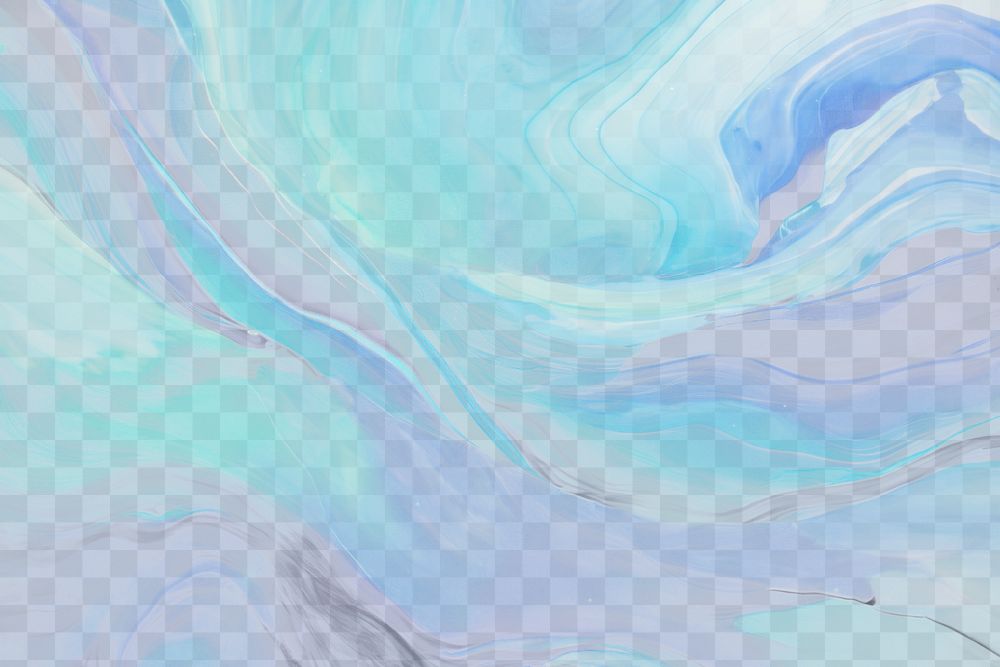 Abstract blue fluid waves png | Free PNG - rawpixel