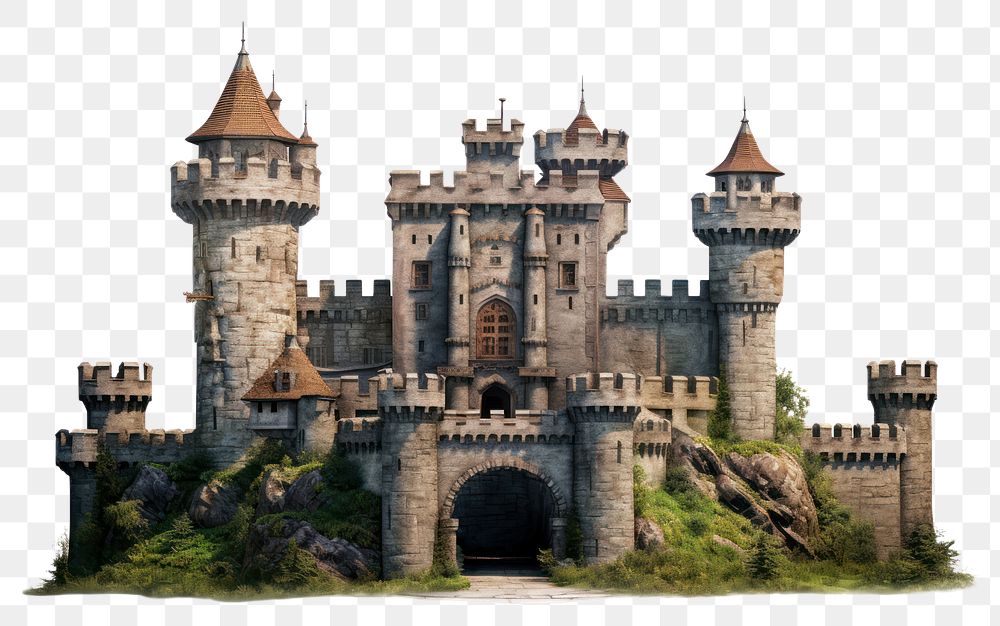 PNG Medieval castle architecture building | Free PNG - rawpixel