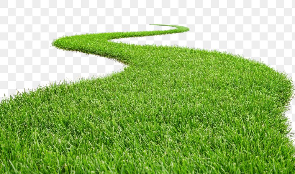 PNG Green grass curved path | Free PNG - rawpixel