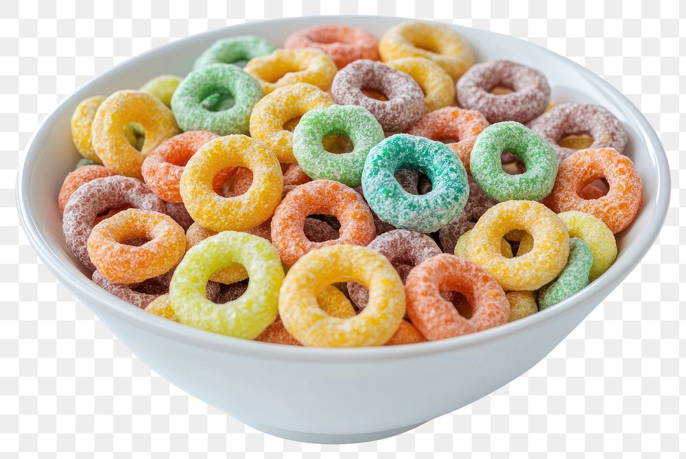 bowl fruit loops cereal food | Free PNG - rawpixel