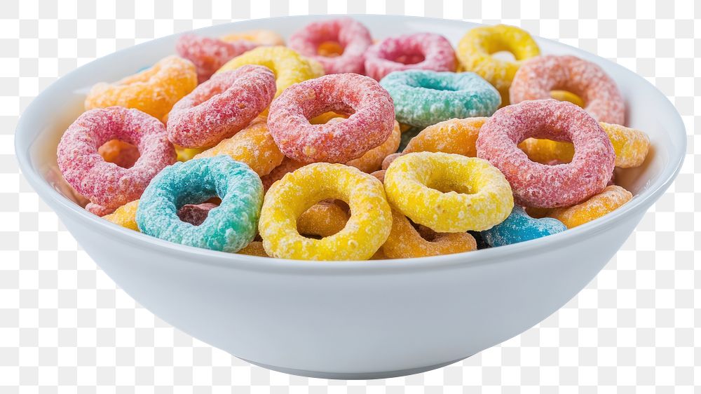 bowl fruit loops cereal food | Free PNG - rawpixel