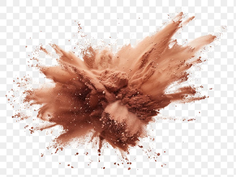 Explosive brown powder burst art | Free PNG - rawpixel