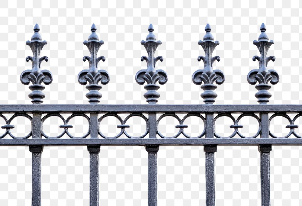 Iron fence railing gate | Free PNG - rawpixel